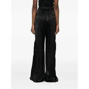 Rick Owens Straight Trousers - Black