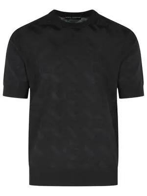 Dolce & Gabbana Silk Sweater - Black