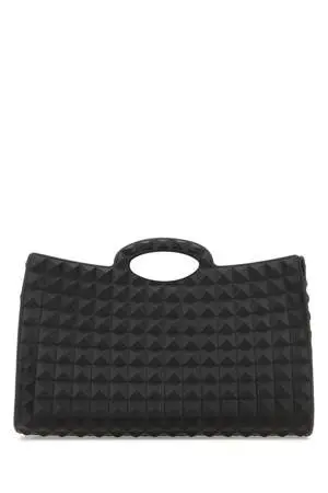 Valentino Garavani Rubber Le Troisieme Shopping Bag - Black