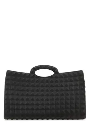 Valentino Garavani Rubber Le Troisieme Shopping Bag - Black