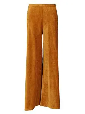 FORTE_FORTE Velvet Trousers - Brown