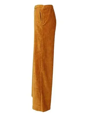 FORTE_FORTE Velvet Trousers - Brown