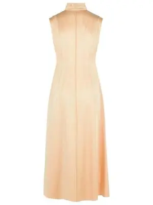 JIL SANDER Acetate And Peach Viscose Dress - Pink