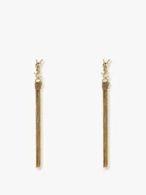 Saint Laurent Cassandre Metal Earrings - Multicolor