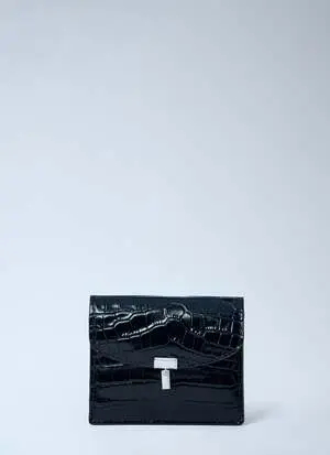 TOTEME T-lock Cardholder - Black