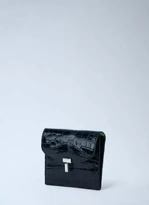 TOTEME T-lock Cardholder - Black