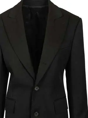Celine Diagonal Wool Column Jacket
