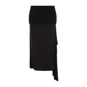 JIL SANDER Wool Midi Skirt
