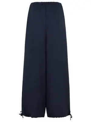 Marni Virgin Wool Trousers - Blue