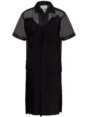 MAISON MARGIELA Midi Polo Dress - Multicolor