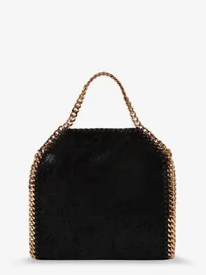 Stella McCartney Shaggy Deer Falabella Tiny Bag - Black