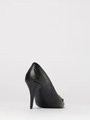 Gucci Erin Leather Pumps With Gg Monogram