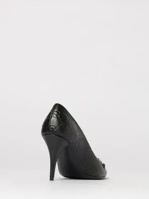 Gucci Erin Leather Pumps With Gg Monogram