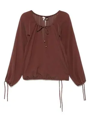 Loewe Cotton And Silk Blend Blouse - Multicolor