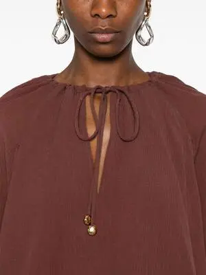 Loewe Cotton And Silk Blend Blouse - Multicolor
