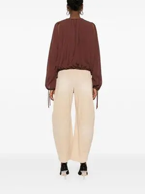 Loewe Cotton And Silk Blend Blouse - Multicolor