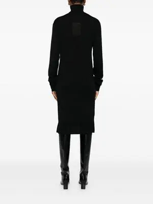 TOTEME Wool Turtle-neck Midi Dress