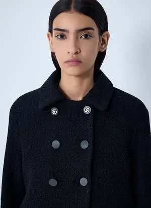 Gucci Wool-blend Double-breasted Jacket - Black