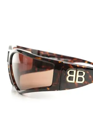 Balenciaga Sunset D-frame Sunglasses - Brown