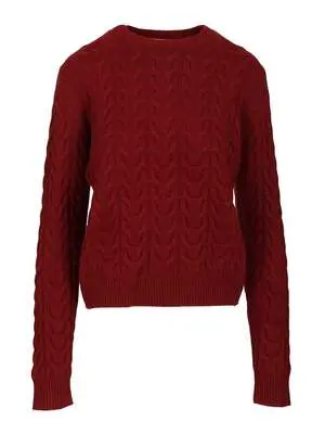 Max Mara Slim Cashmere Sweater - Red