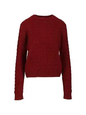 Max Mara Slim Cashmere Sweater - Red