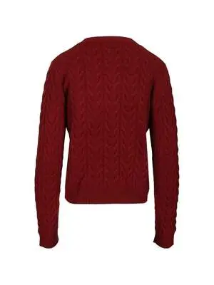 Max Mara Slim Cashmere Sweater - Red