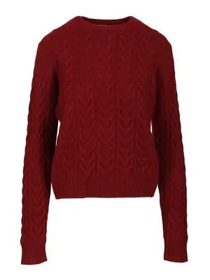 Max Mara Slim Cashmere Sweater - Red