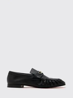 CHRISTIAN LOUBOUTIN Mocallista Lambskin Leather Loafers - Black