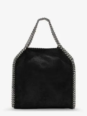Stella McCartney Falabella Eco Shaggy Deer Mini Crossbody Bag - Black