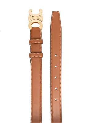 Celine Triomphe Medium Leather Belt