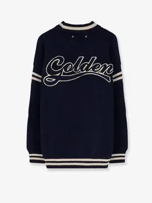 GOLDEN GOOSE Journey Cotton Knit Sweater
