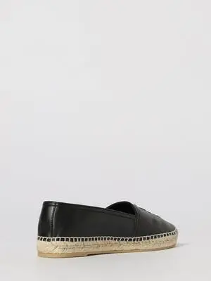 Saint Laurent Lamb Leather Espadrille - Black