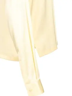 TOM FORD Silk Polo Shirt - Yellow