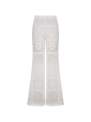 Zimmermann Aster Embroidered Trousers - Multicolor