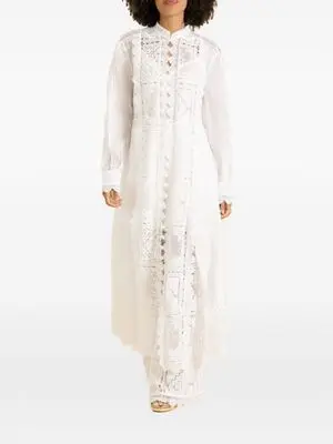 Zimmermann Aster Embroidered Trousers