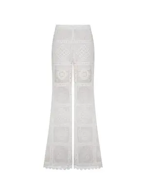 Zimmermann Aster Embroidered Trousers - Multicolor