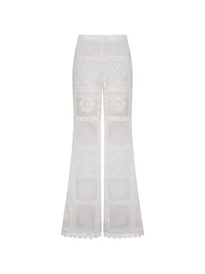 Zimmermann Aster Embroidered Trousers - Multicolor