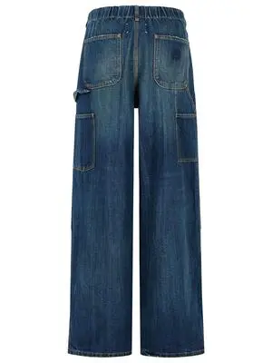 MAISON MARGIELA Carpenter Cotton Jeans - Blue
