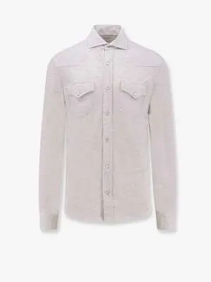Brunello Cucinelli Leisure-fit Cotton Shirt - Multicolor