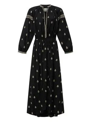 Isabel Marant Étoile Rodilia Silk Long Dress - Multicolor