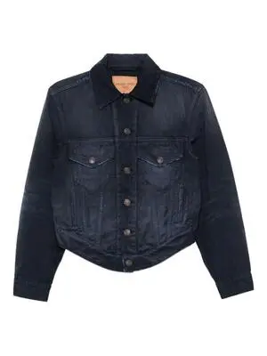 Balenciaga Cotton Denim Jacket - Multicolor