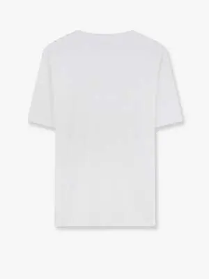 Celine Cotton T-shirt With Front Logo Print