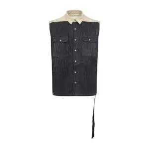 Rick Owens Denim Vests For Men