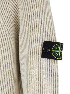 Stone Island Wool Stretch Half-zip Pullover - Multicolor