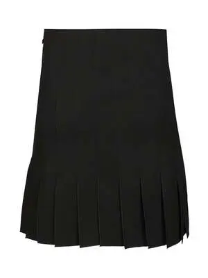 Marni Pleated Wool Mini Skirt