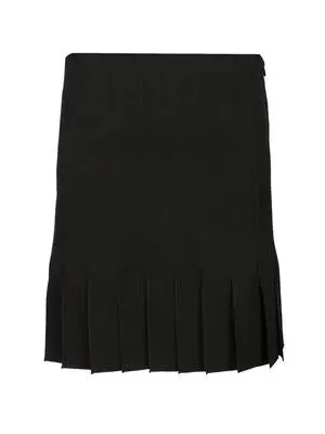 Marni Pleated Wool Mini Skirt