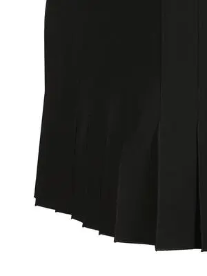 Marni Pleated Wool Mini Skirt