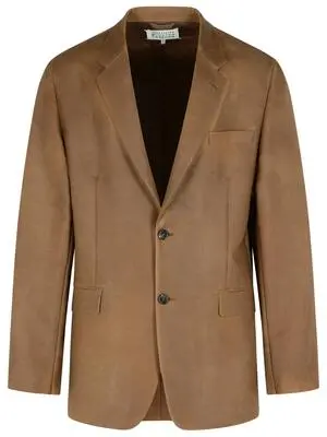 MAISON MARGIELA Blazer In Mohair And Wool - Brown