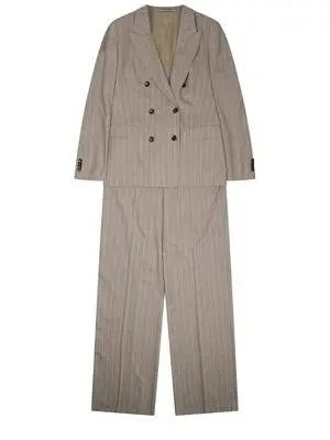 Tagliatore Tagliatore Women Tagliatore Women Abito Due Pezzi In Lana Cream