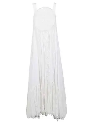 Loewe Cotton Long Dress - Multicolor